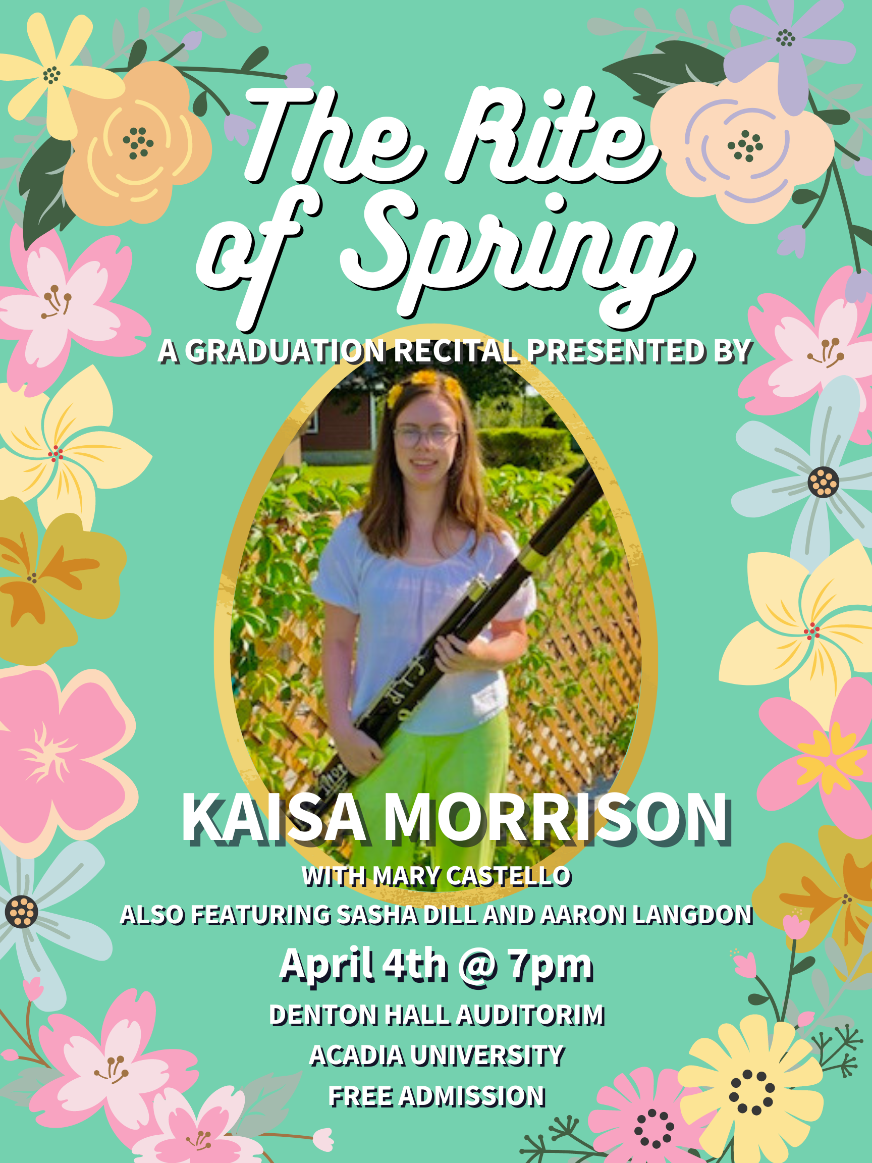 Grad Recital - Kaisa Morrison (Denton) - School of Music
